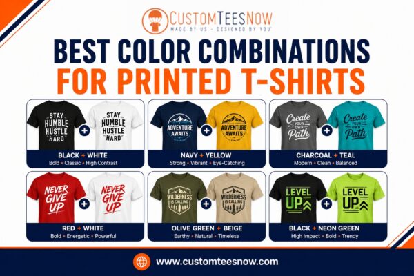 Best Color Combinations for Printed T-Shirts
